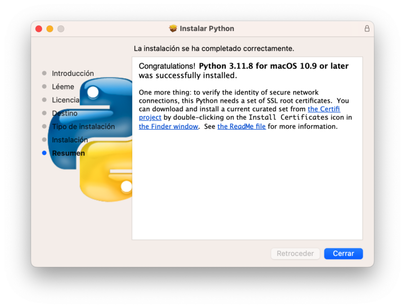 ¿Cómo instalar Python 3 en Linux, Mac y Windows? Python 3.11.8