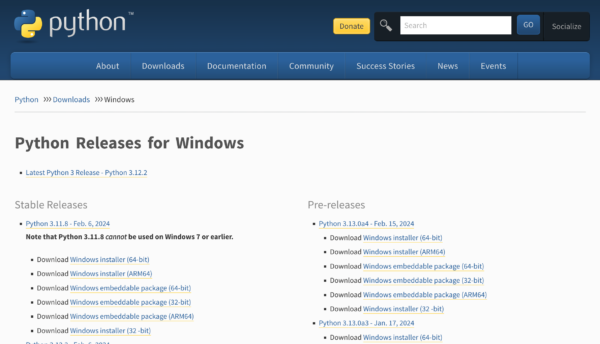 ¿Cómo instalar Python 3 en Linux, Mac y Windows? Python 3.11.8